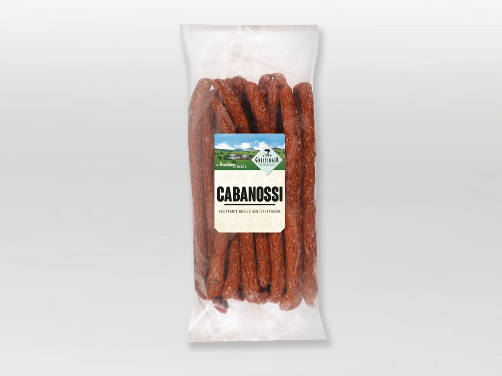 Cabanossi - Pork Sausage Sticks 800g - Greisinger GmbH - Fleisch ...